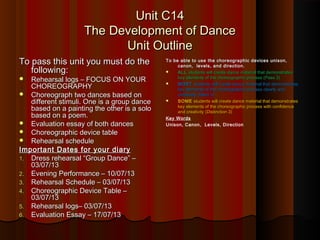 Choreographic devices lesson_1 | PPT