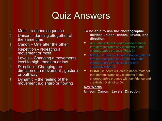 Choreographic devices lesson_1 | PPT