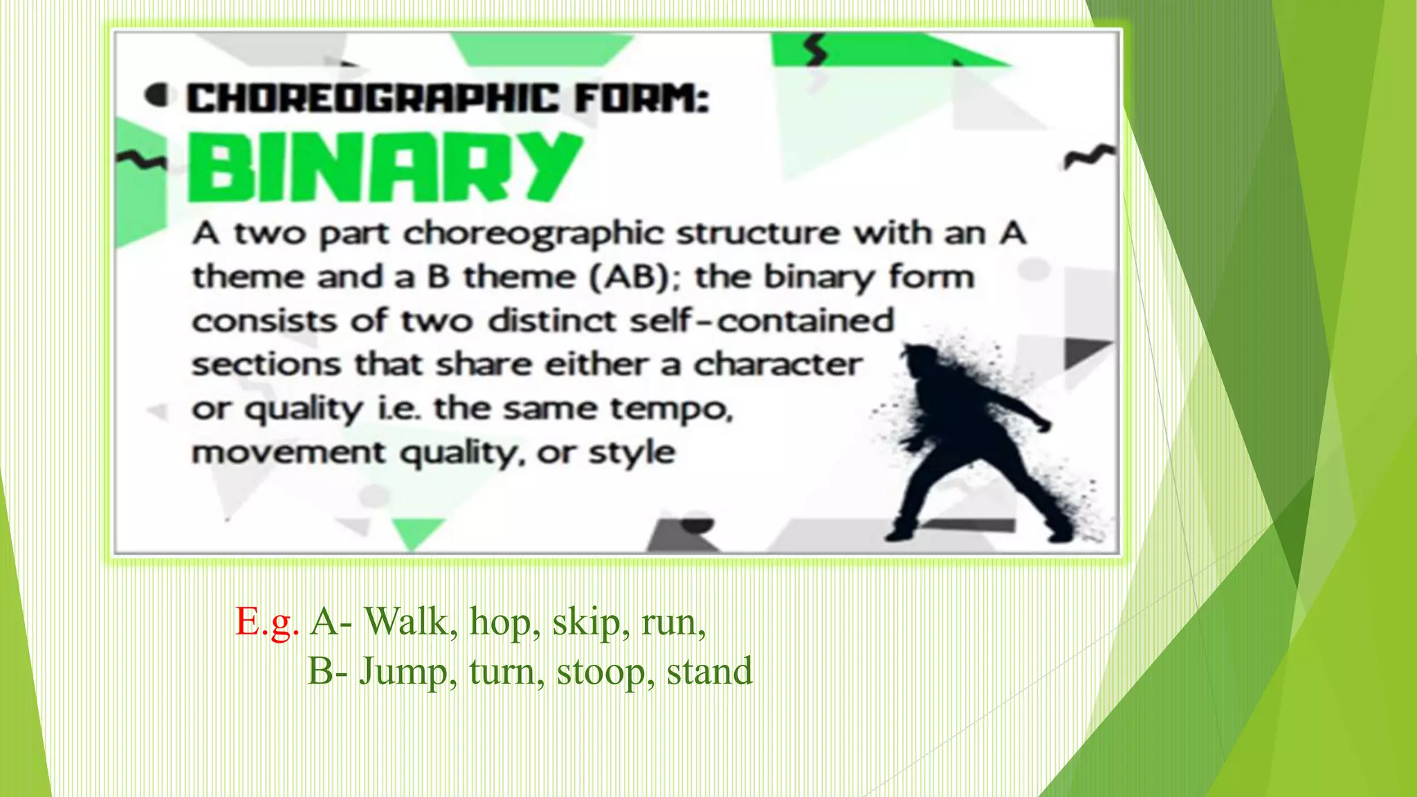 Choreographic forms | PPTX