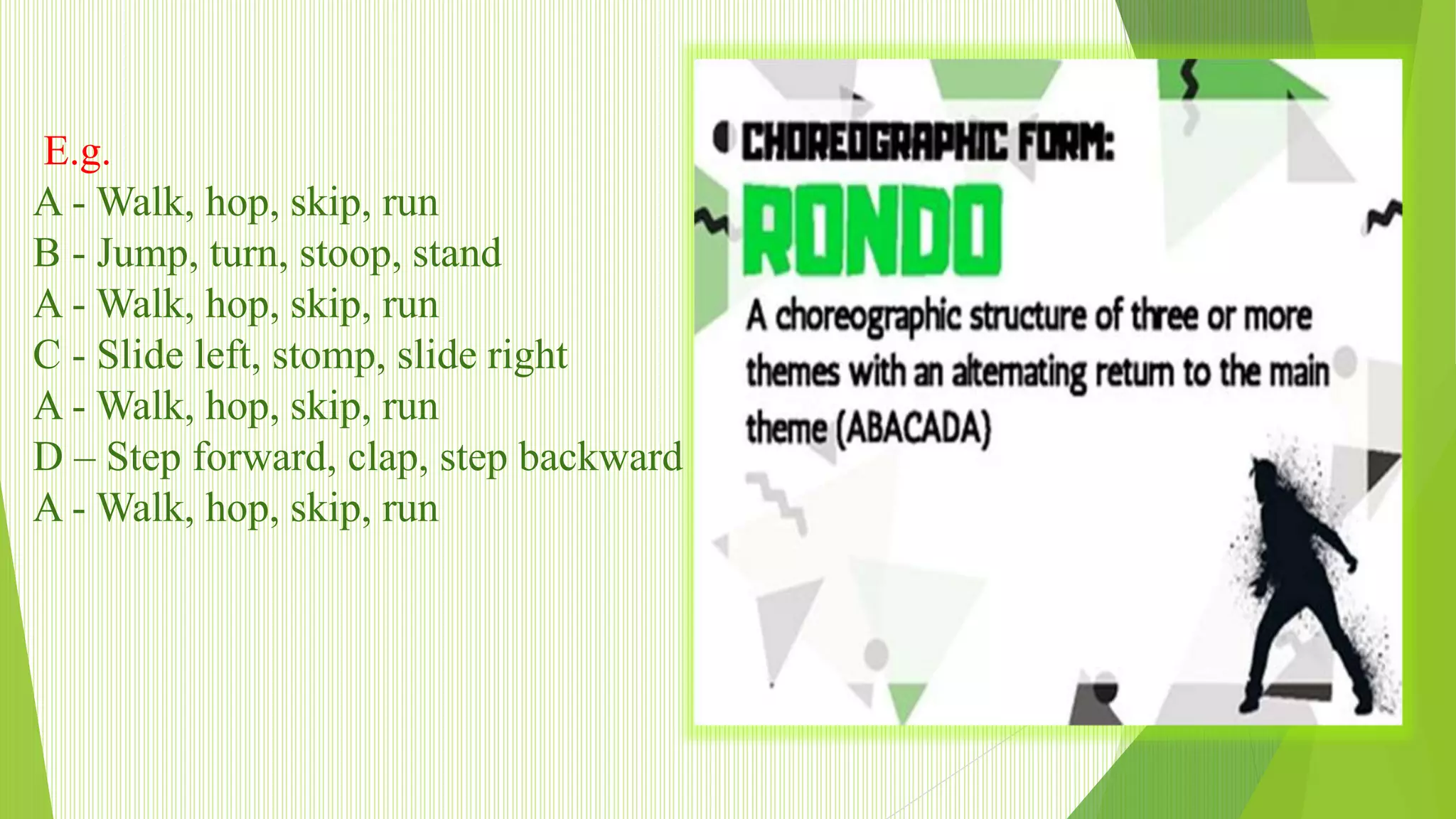 Choreographic forms | PPTX