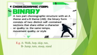 Choreographic forms | PPTX