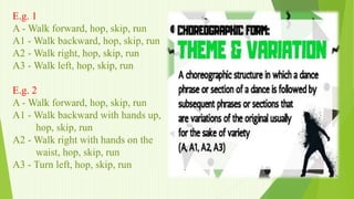 Choreographic forms | PPTX