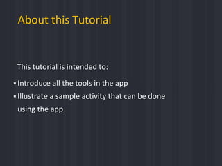 Choreo Graph Tutorial Slideshow | PPTX