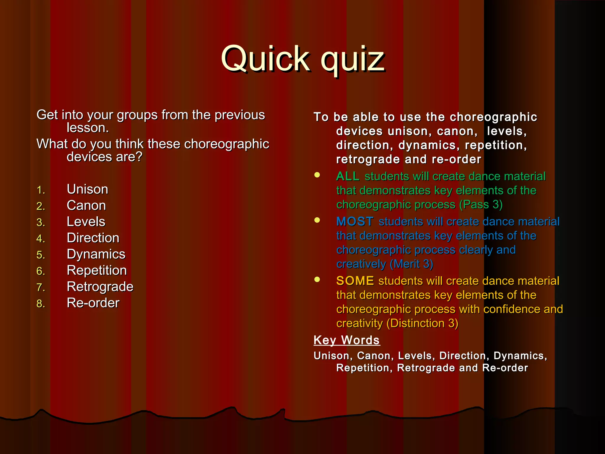 Choreorgraphic device lesson_2 (1) | PPT