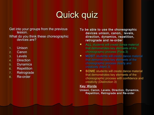 Choreorgraphic device lesson_2 (1) | PPT