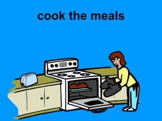 Vocabulary and expressions used to talk about housework | PPT | Home ...