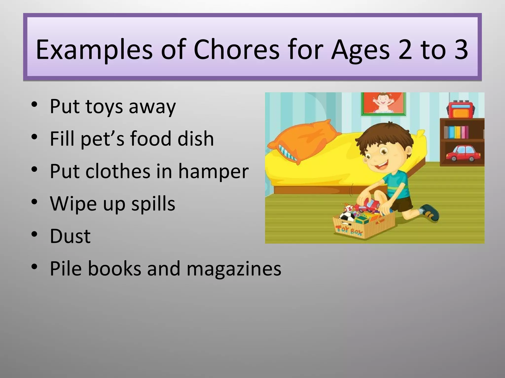Chores for kids | PPT
