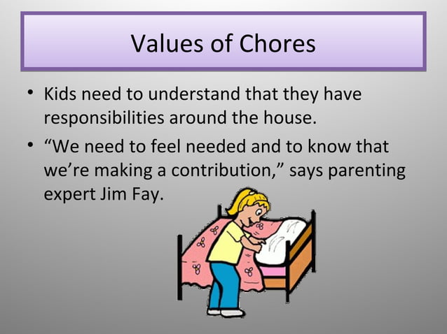 Chores for kids | PPT