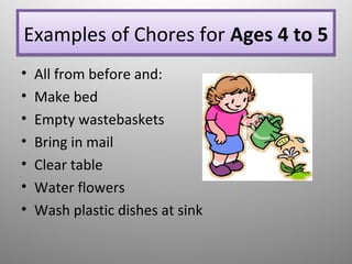 Chores for kids | PPT