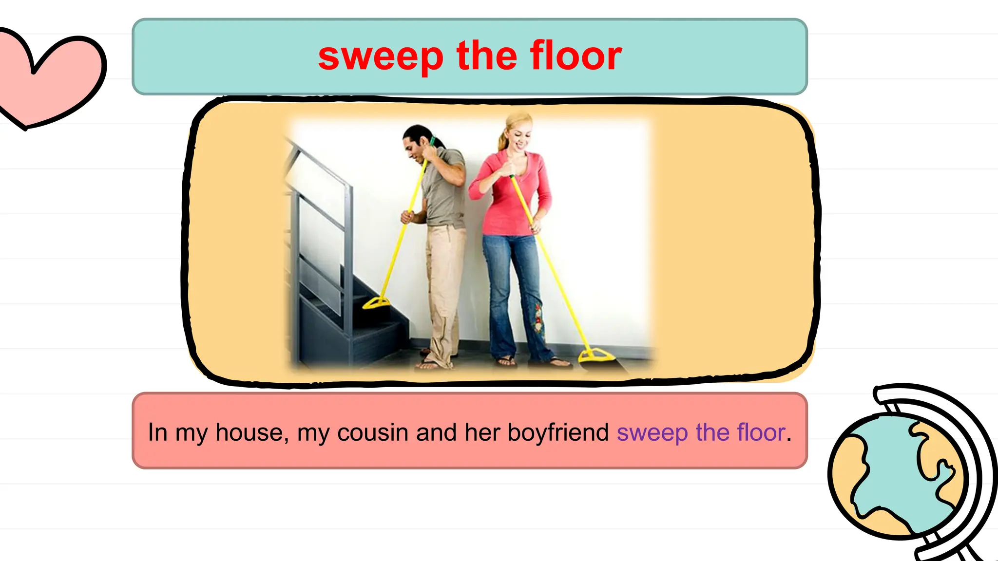 chores simple present pptx important study | PPT