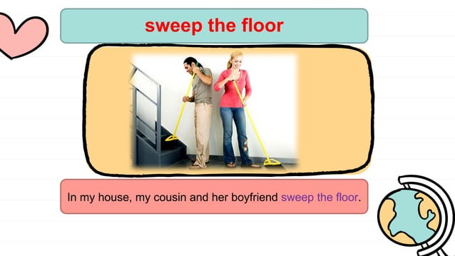 chores simple present pptx important study | PPT