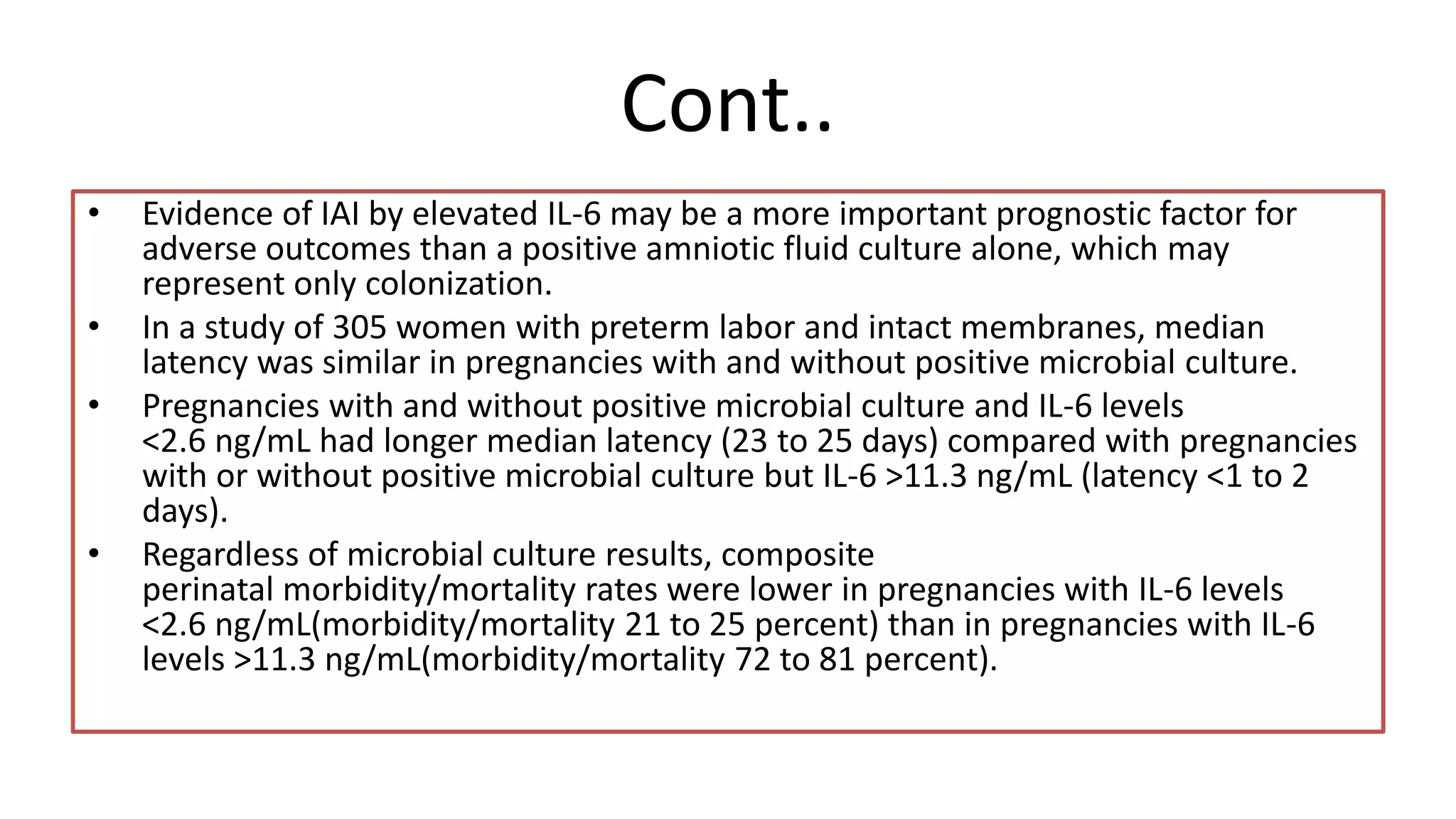 Chorioamnionitis | PPTX