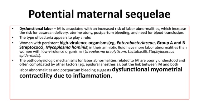 Chorioamnionitis | PPTX
