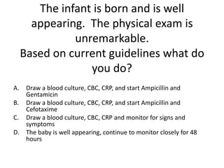 Chorioamnionitis presentation and management | PDF
