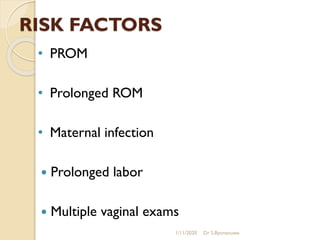 Chorioamnionitis Dr Simon Byonanuwe | PDF