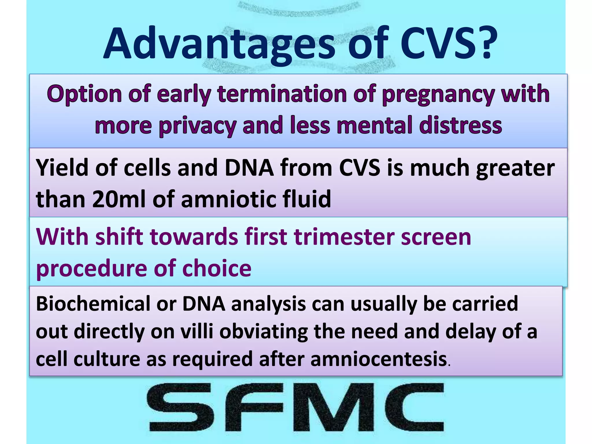 Chorion biopsy ( Chorion Villus Sampling) | PPT