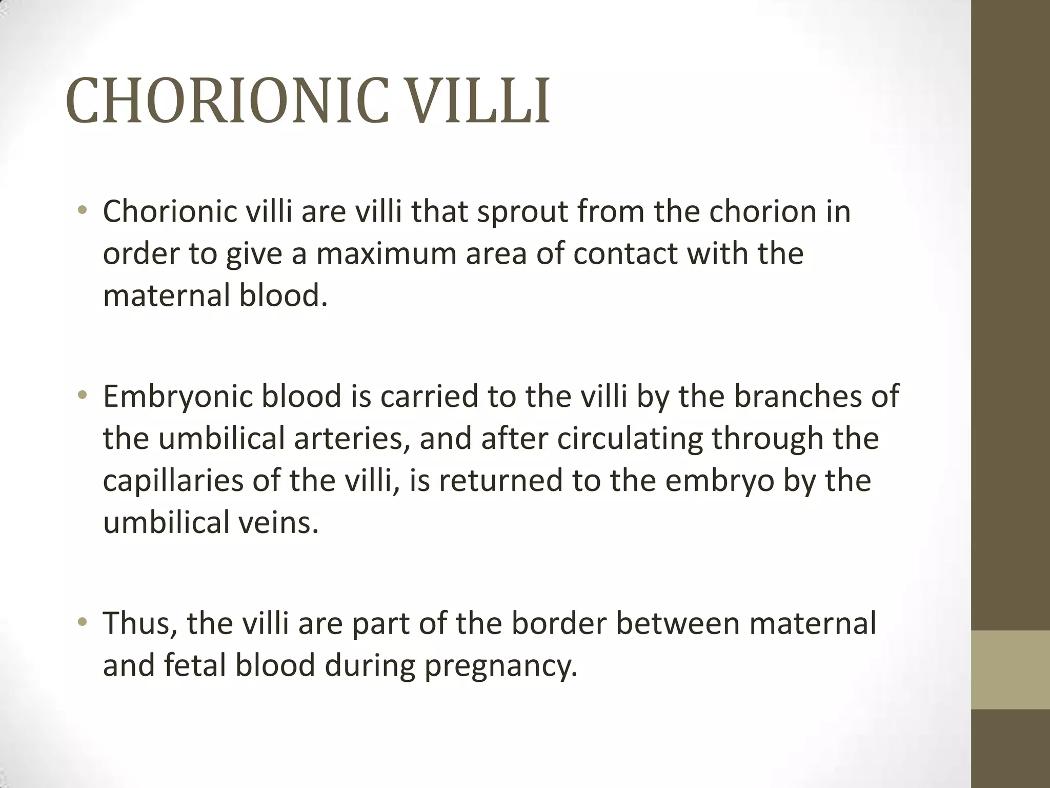 Chorionic villus sampling | PPTX