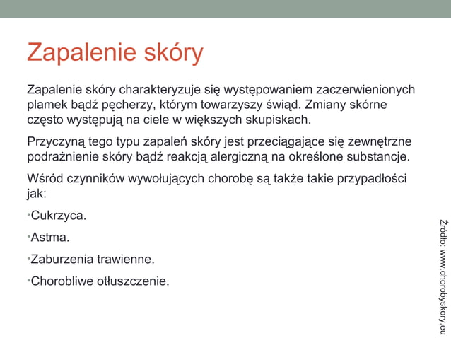 Choroby skóry | PPT