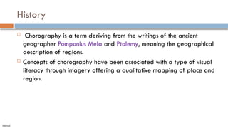 Chorographical Maps.pptx for geoinformatics | PPT