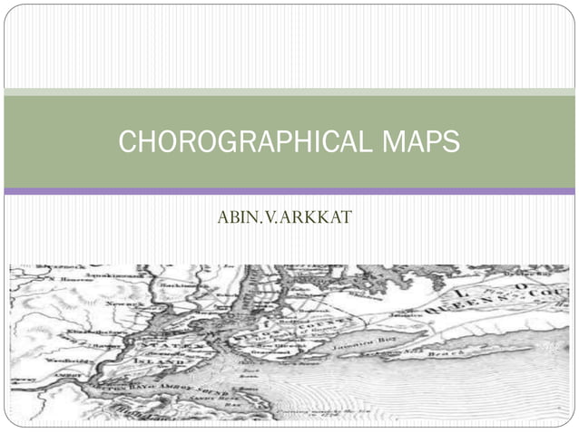 Chorographical Maps | PPTX | Geography | Science
