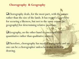 Chorographical Maps | PPTX