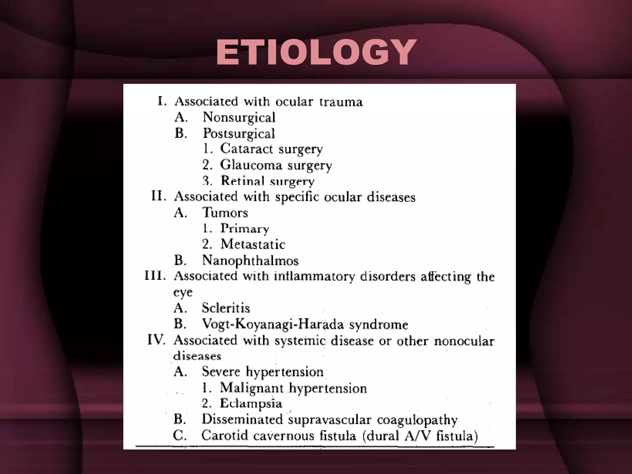 Choroidal detachment | PPTX
