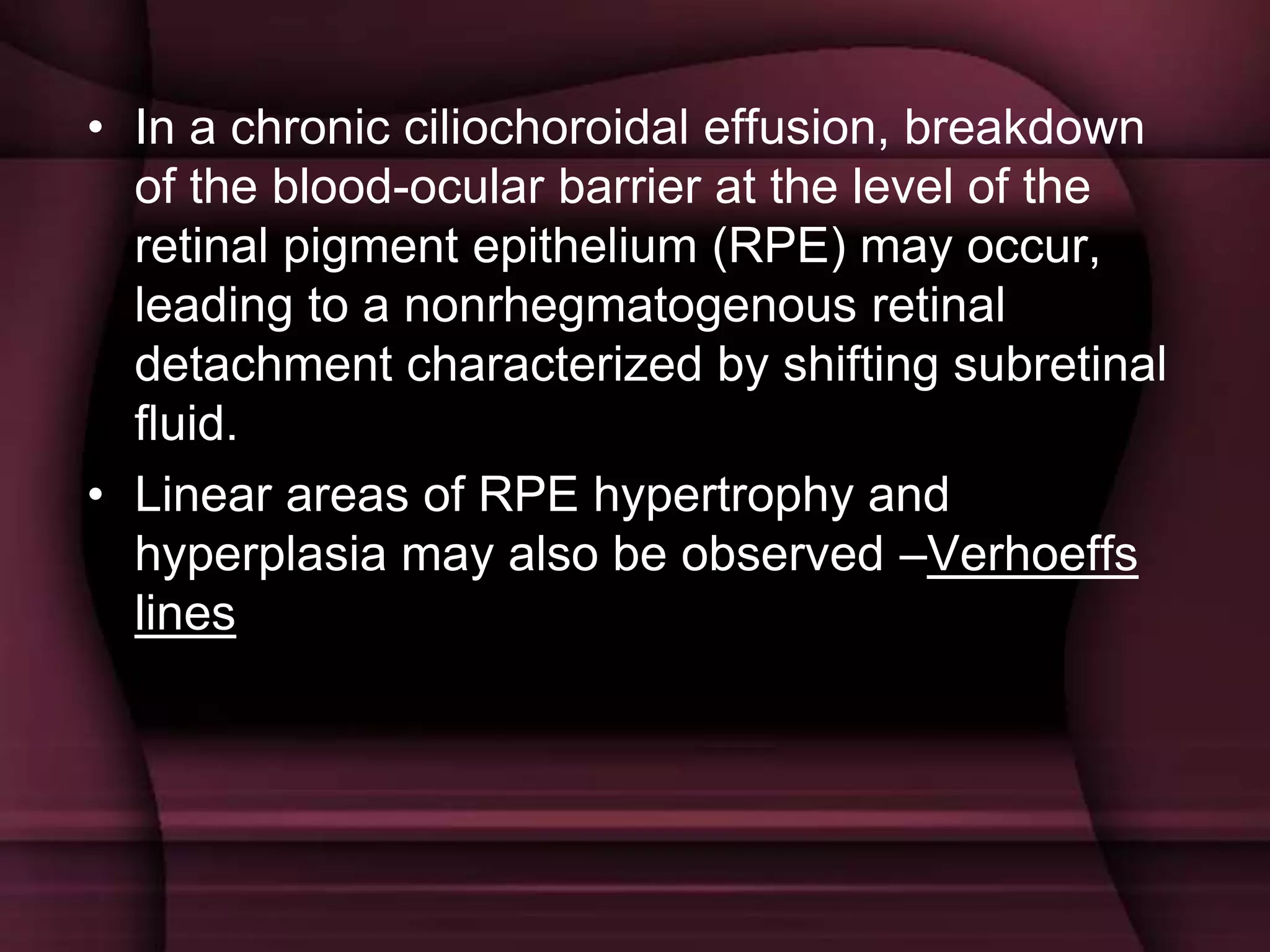 Choroidal detachment | PPTX
