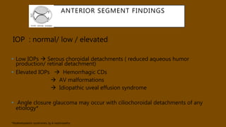 Choroidal detachment -Nov 2017 | PPTX