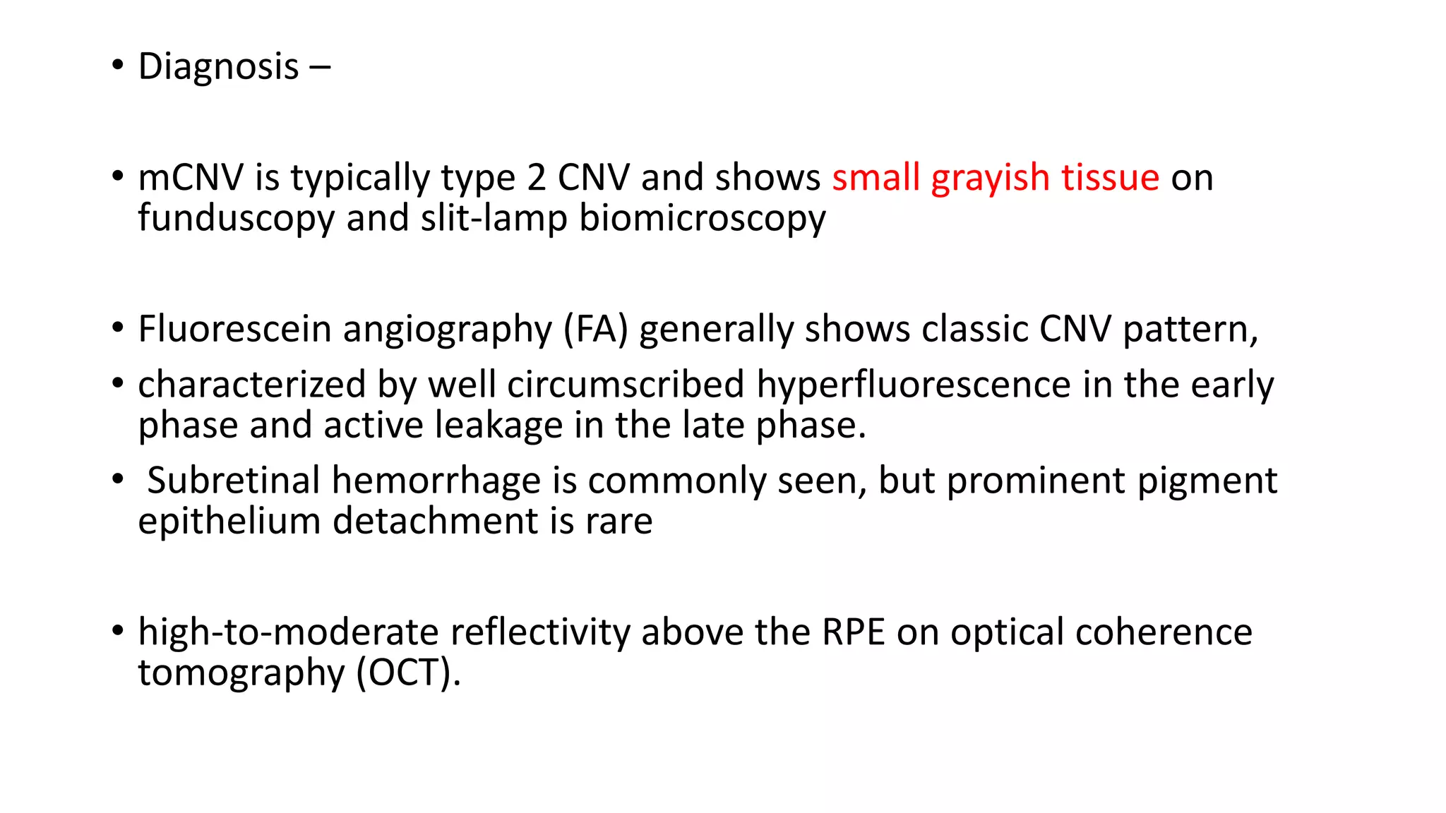 Choroidal neovascularisation(cnv) | PPTX