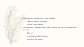 Choroidal nevus and chrpe | PPTX