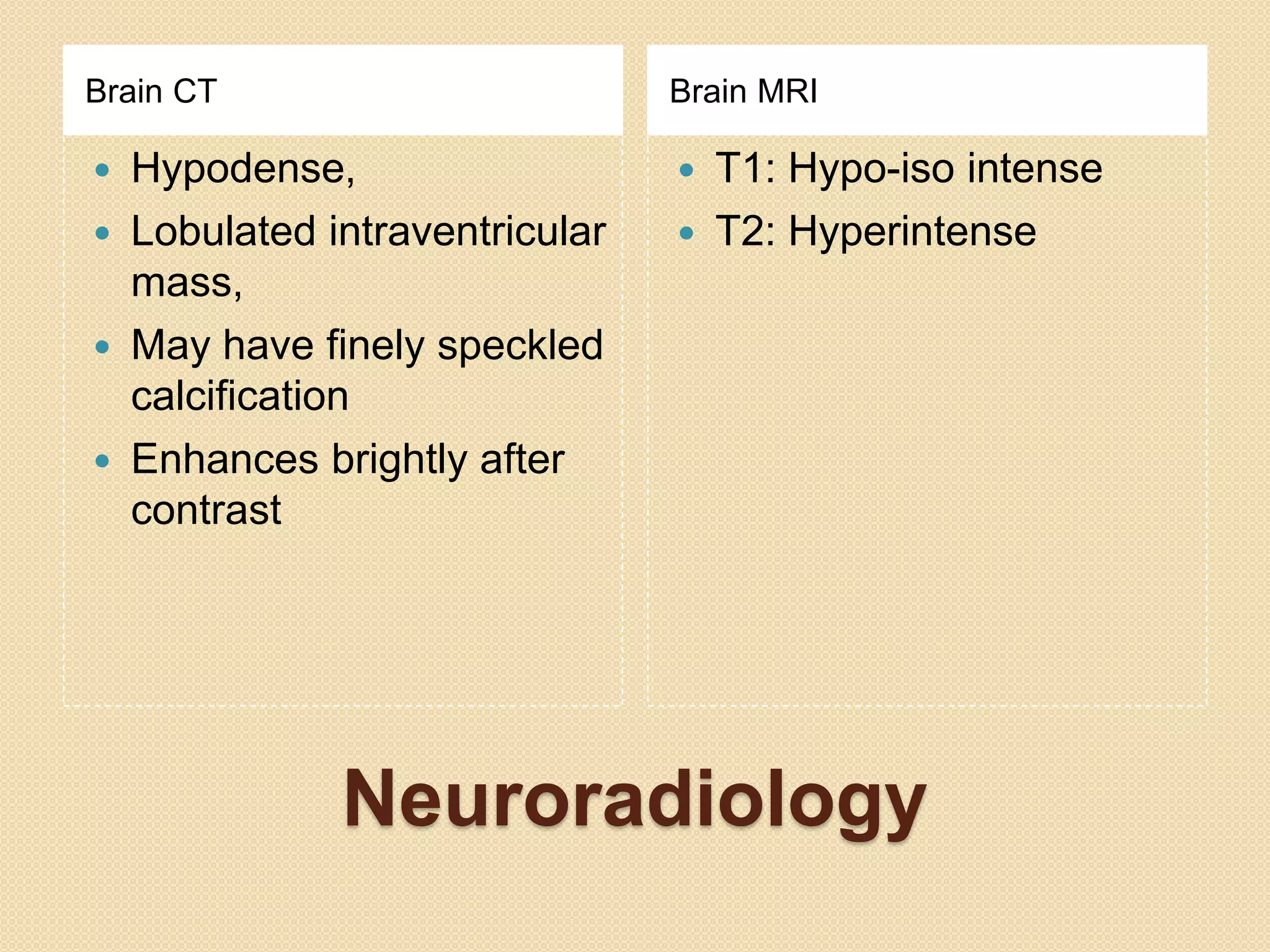 Choroid Plexus Papilloma | PPTX