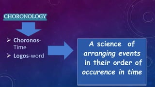 Choronological resume | PPTX