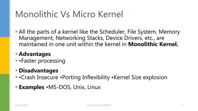 Chorus - Distributed Operating System [ case study ] | PPTX
