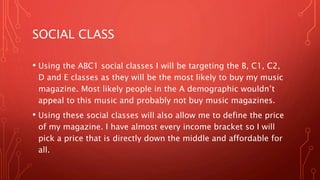 Chosen Target Audience | PPT