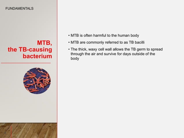 Tuberculosis presentation for medical students | PPTX
