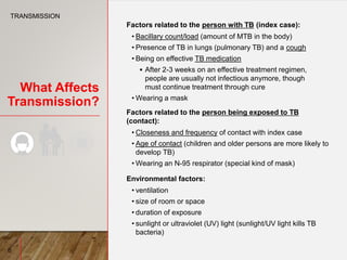 Tuberculosis presentation for medical students | PPTX