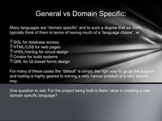 Chosing The Right Language for your project | PPTX