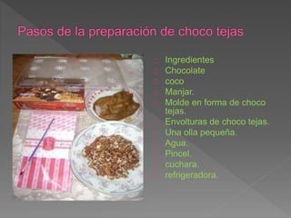 Chocotejas | PPTX