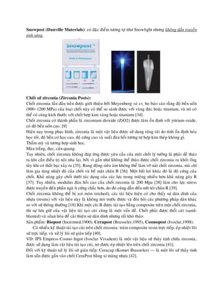 Chot trong nha khoa | PDF