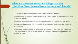 ChotuKool Case Study Solution.pptx