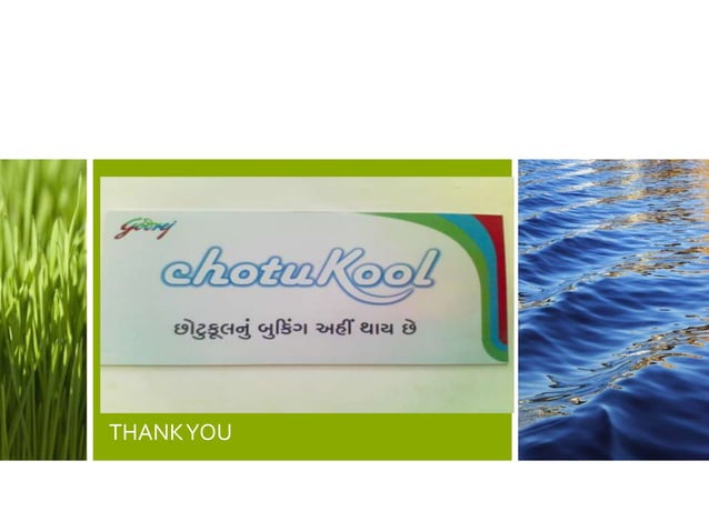 Chotu kool godrej | PPTX | Home Appliances | Home & Garden