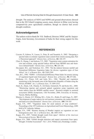 drought assessment tool remote sensing normal | PDF
