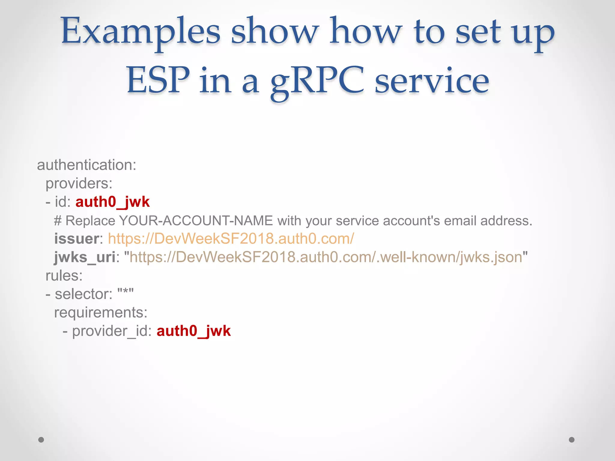 Understanding gRPC Authentication Methods | PPT