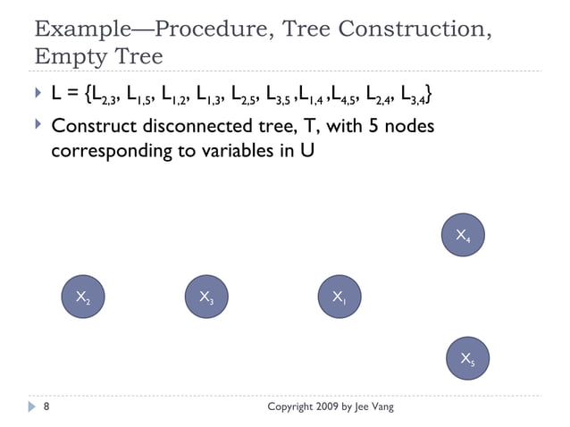 A Quick Introduction To The Chow Liu Algorithm Ppt