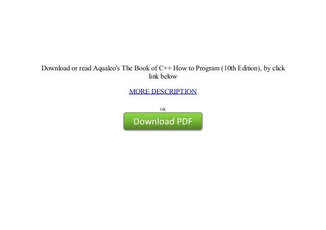 ^^free online C++ How to Program (10th Edition)