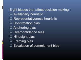 Chp 12-org-behavior-decision-making | PPT