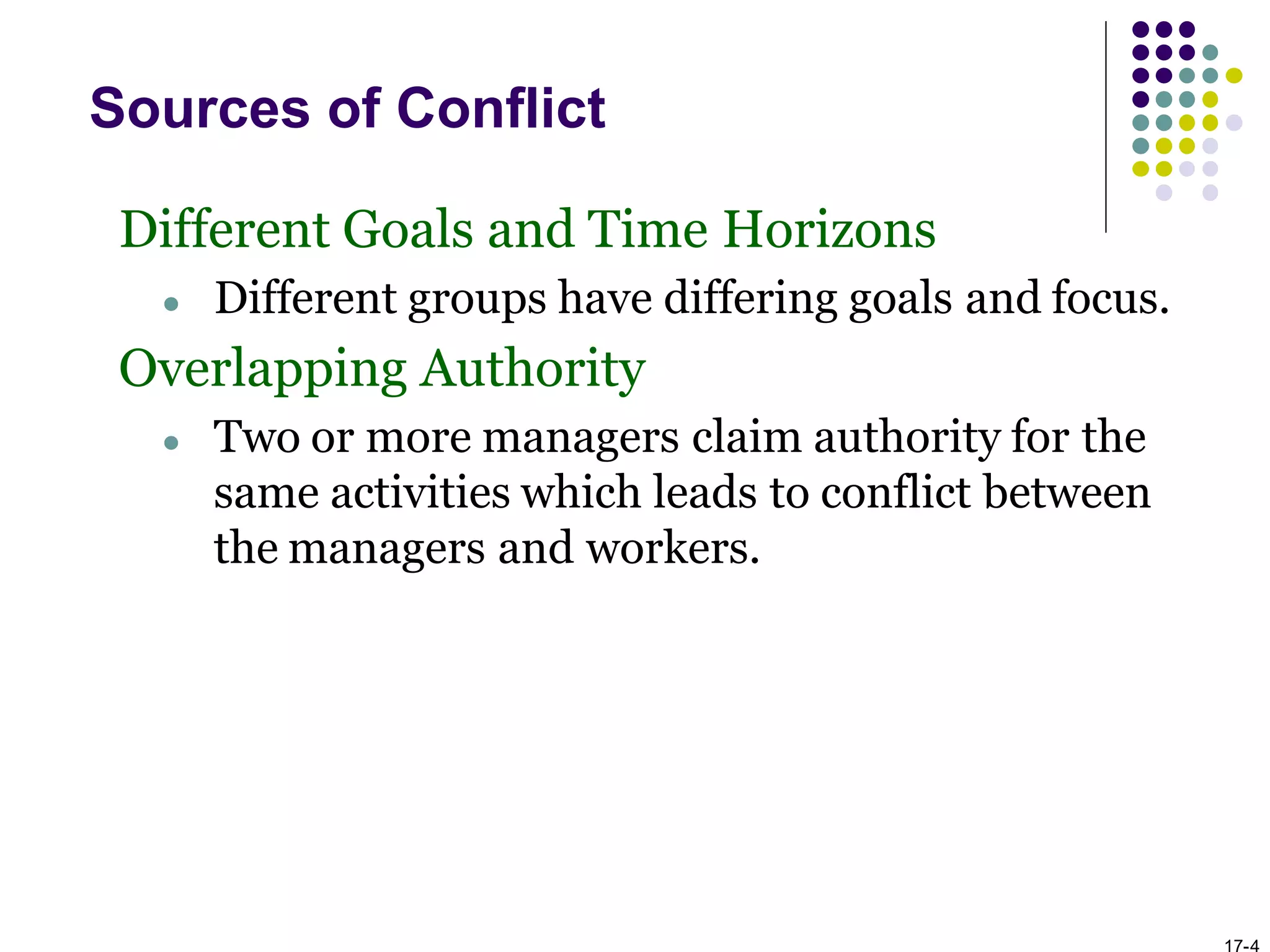 Organizational Behavior : Conflicts and Negotiation | PDF