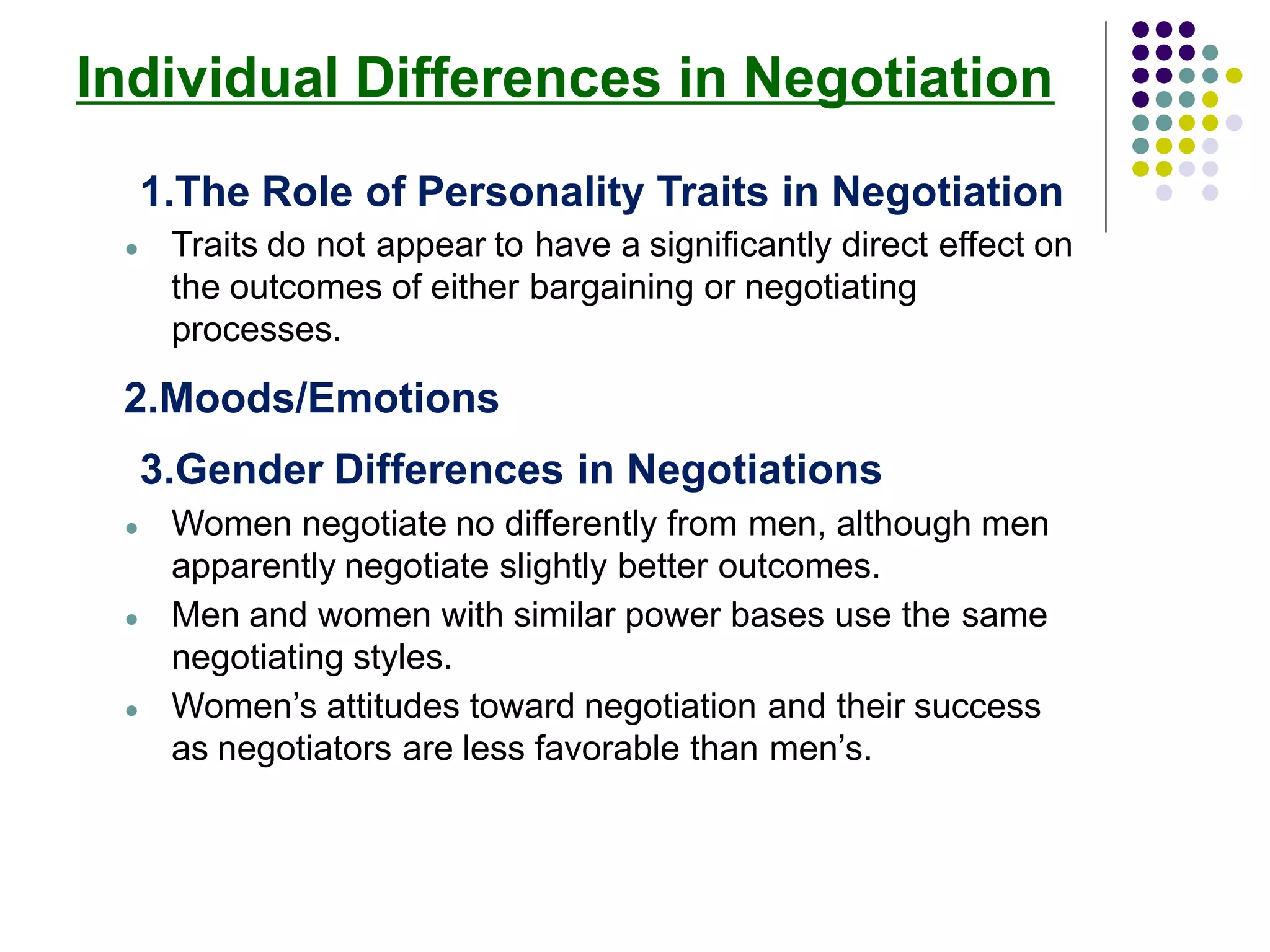 Organizational Behavior : Conflicts and Negotiation | PDF