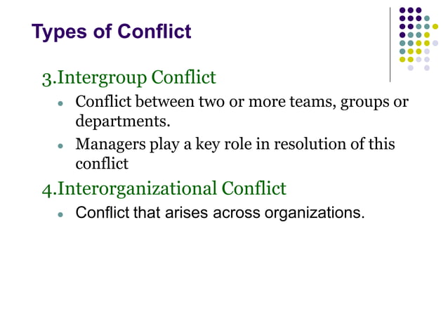 Organizational Behavior : Conflicts and Negotiation | PDF