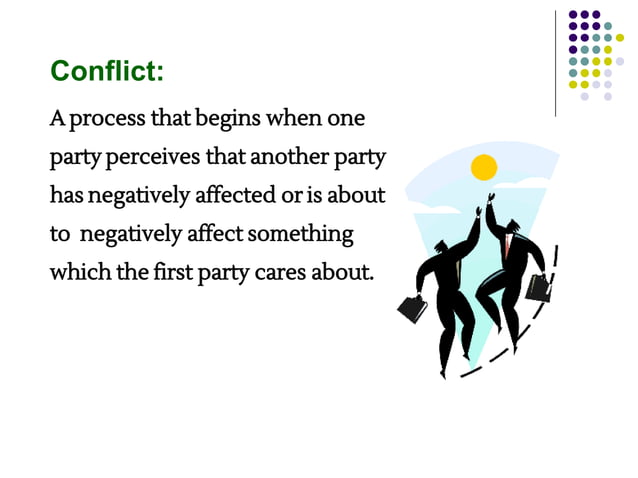 Organizational Behavior : Conflicts and Negotiation | PDF